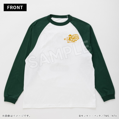 ルパン三世 ラグランTシャツ 不二子 アイビーグリーン/Apparel ルパン三世 ラグランTシャツ 不二子 アイビーグリーン/Apparel